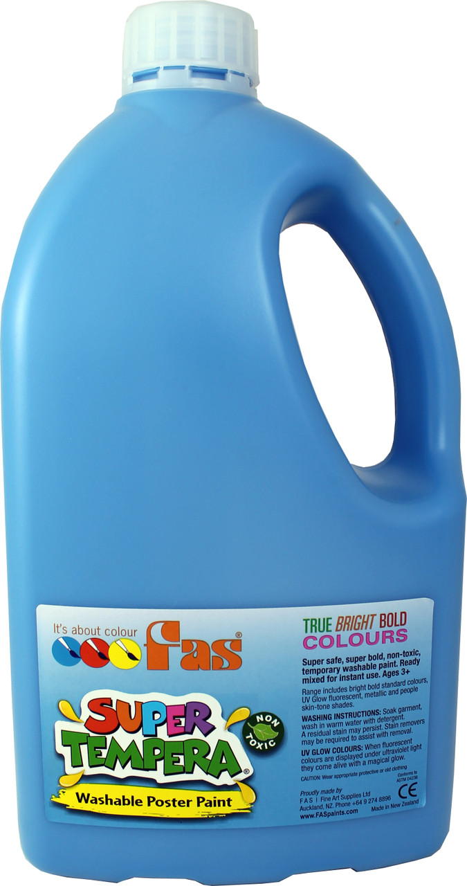 Super Tempera Blue Paint 2L - Every Educaid