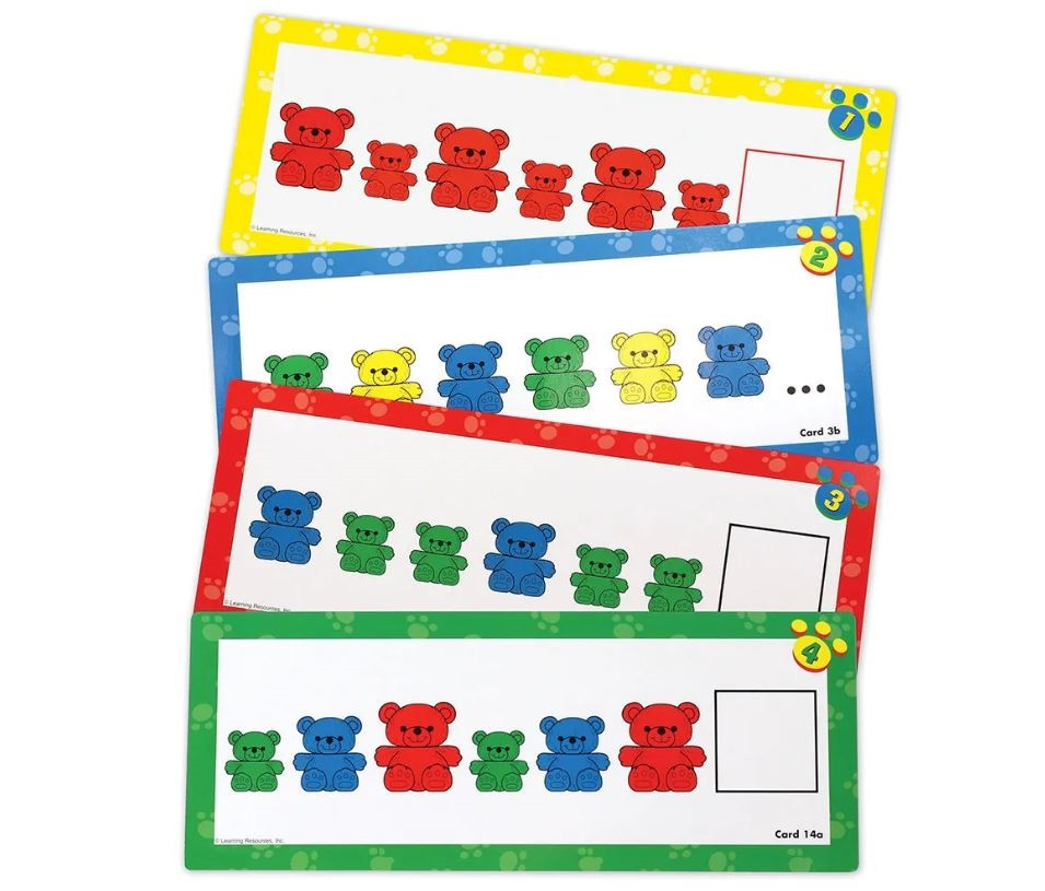 Three Bear Pattern Cards - Every Educaid