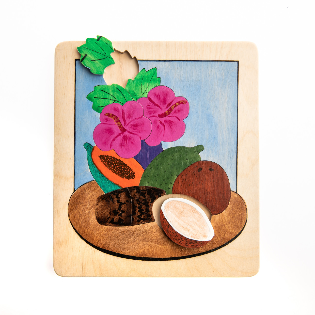 Fruit, Taro and Hibiscus Puzzle - Every Educaid