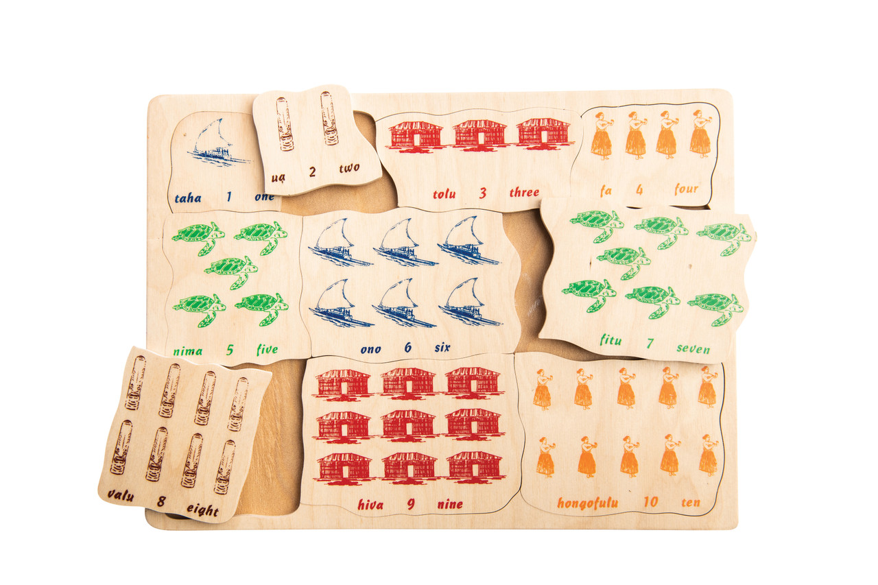 Tongan/English Counting to 10 Puzzle - Every Educaid