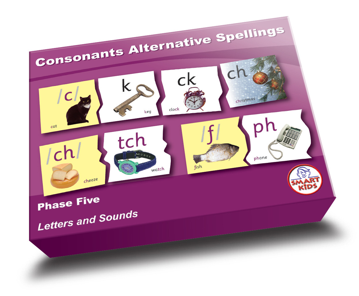 Alternative Spelling Puzzles - Consonants - Every Educaid