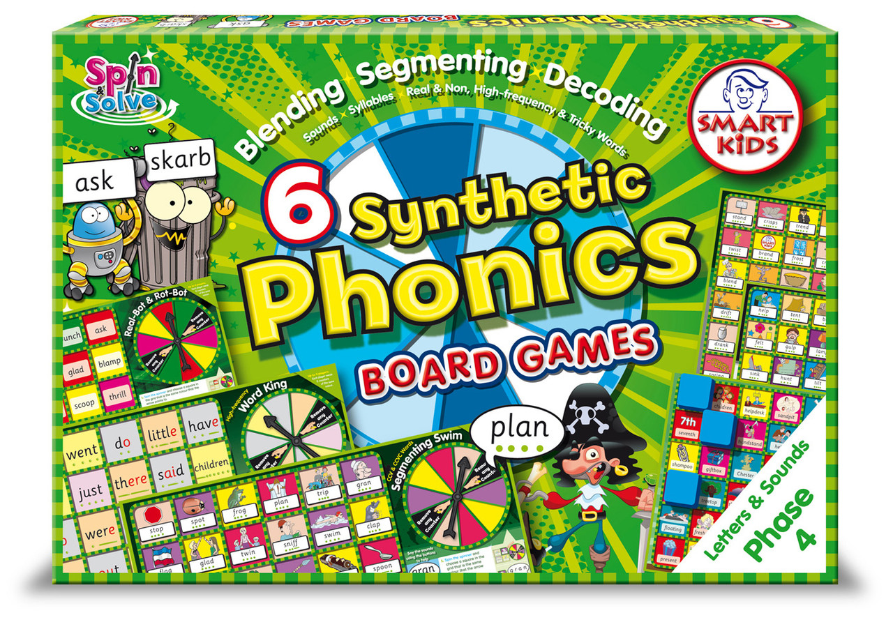 Synthetic Phonics Board Games - Phase 4 - Every Educaid