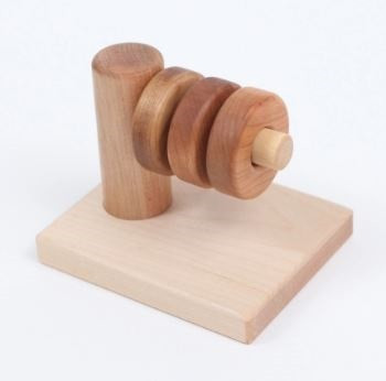 Horizontal Dowel with Cherry Rings - Every Educaid