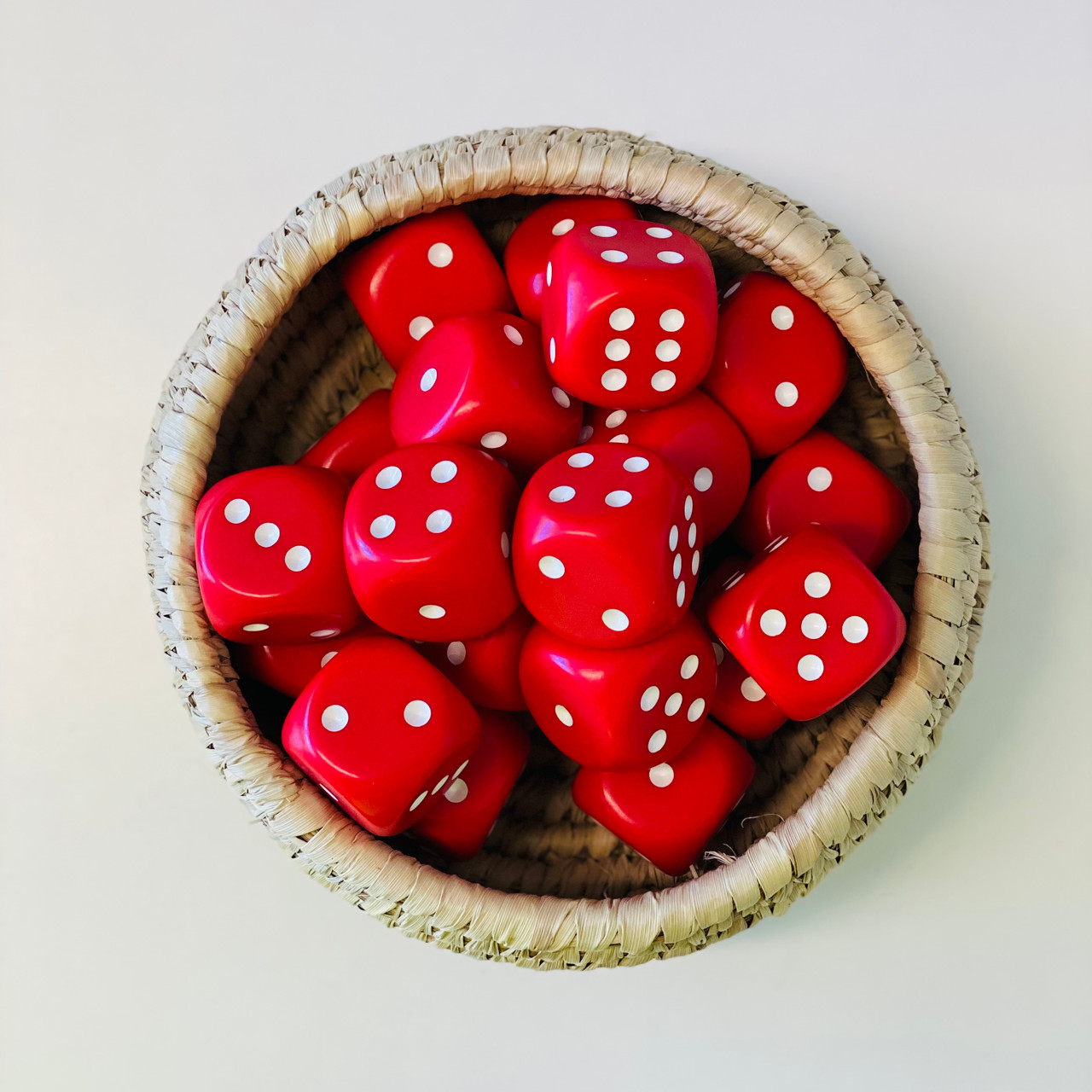 Large Red Dot Dice (Pack of 25) - Every Educaid