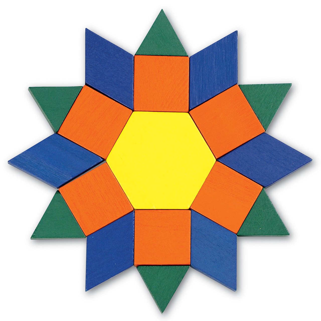 Wooden Pattern Blocks - Every Educaid