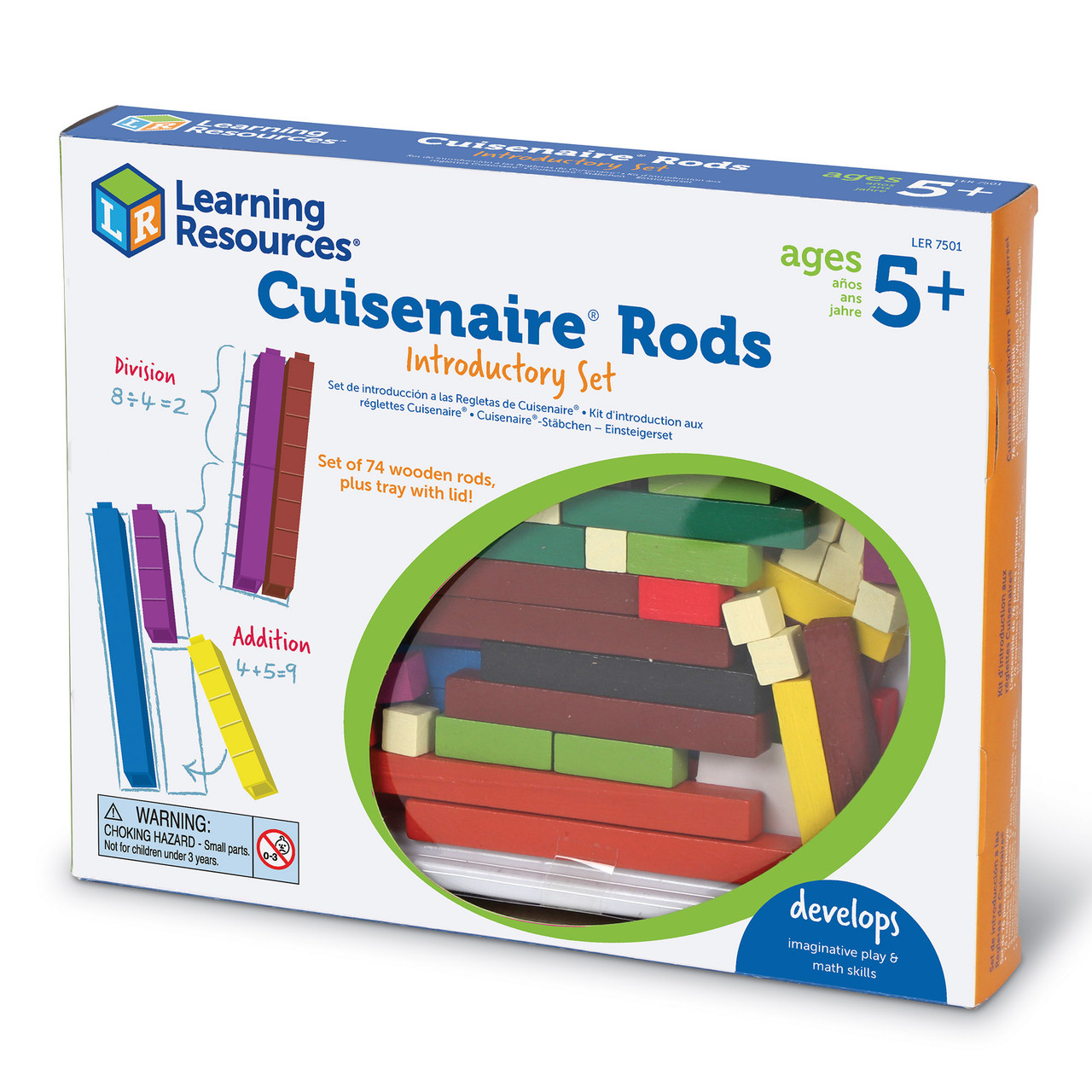 Wooden Cuiesnaire Rods - Introductory Set - Every Educaid