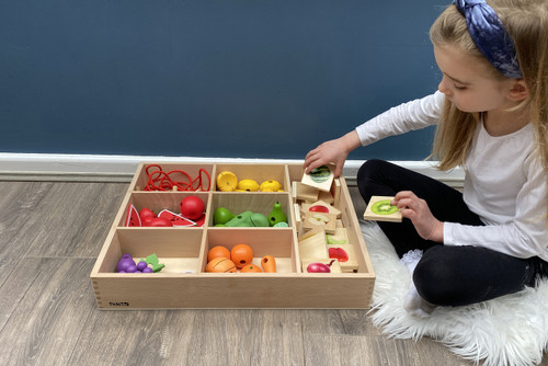 Wooden Sorting Tray - 7 Way - Every Educaid