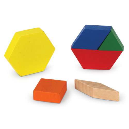 Wooden Pattern Blocks - Every Educaid