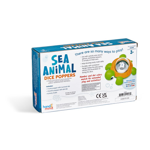 Sea Animal Dice Poppers - Every Educaid