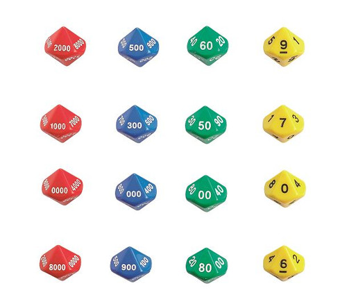 Jumbo Place Value Dice Classroom Set - Every Educaid