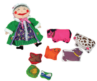 There Was an Old Lady Puppet Set - Every Educaid
