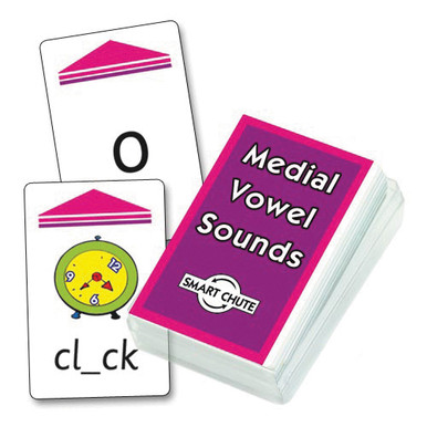 Medial Vowel Sounds Chute Cards - Every Educaid