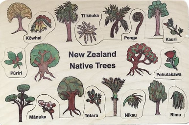 NZ Native Trees Puzzle - Every Educaid