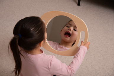 Handheld Wooden Mirror - Every Educaid