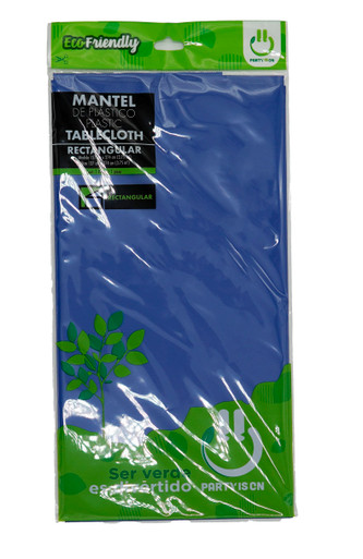 Mantel Rectangular Azul rey 137x274cm Party Is One