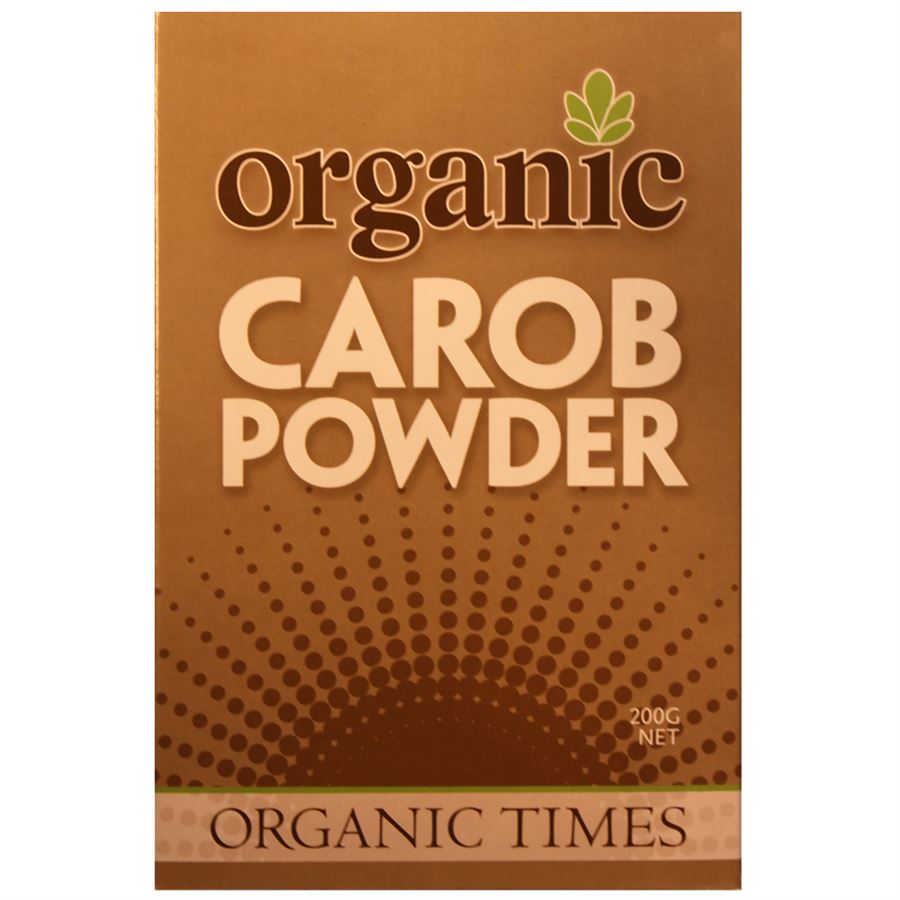 Organic Times Carob Powder 200g(NASAA) - Organic Pantry