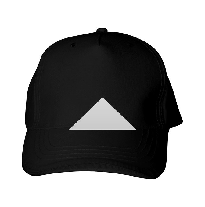 reflective baseball cap - Triangle - Silver
