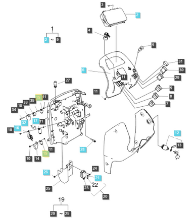 Genuine OEM LS Tractor Start Relay (40007175)
