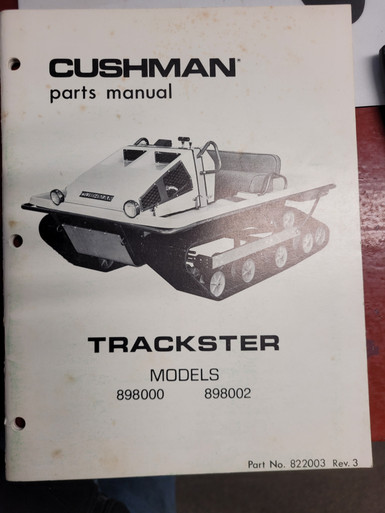 CUSHMAN TRACKSTER PARTS MANUAL