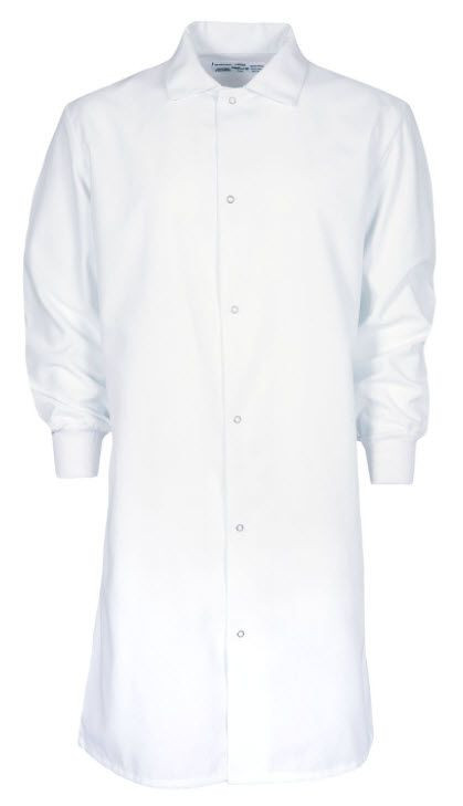 100% Spun Polyester Lab Coats with Gripper Snaps
