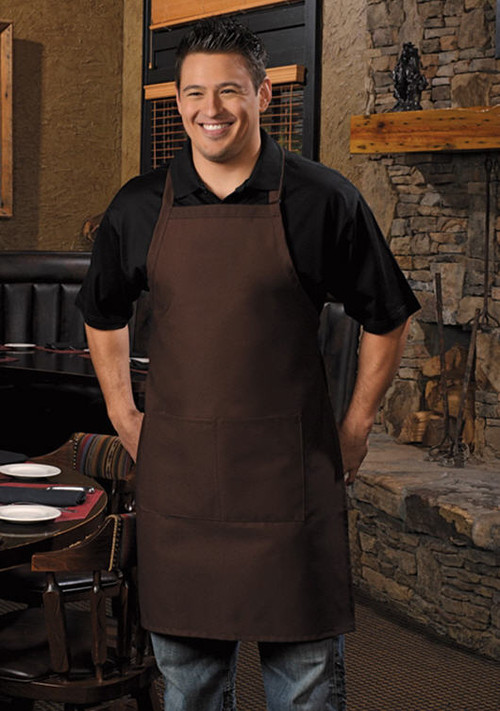 Center-Divided Pocket Butcher Aprons - Sharper Uniforms