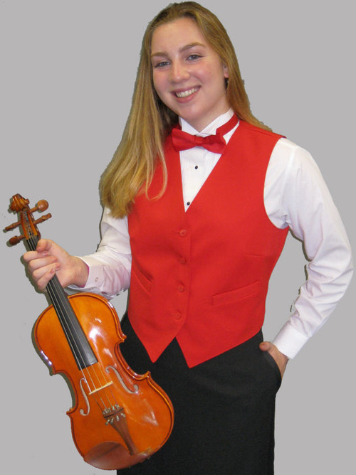 Girl's Concert Vest - Band & Choir Concert Uniforms