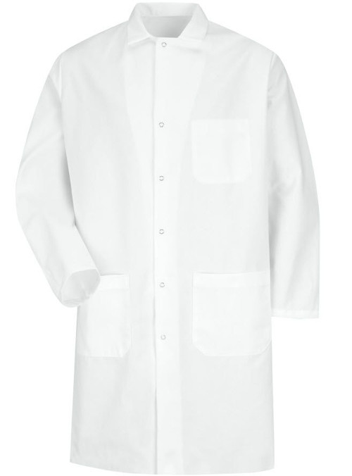 Gripper Twill Front Traditional Cut Butcher Coat