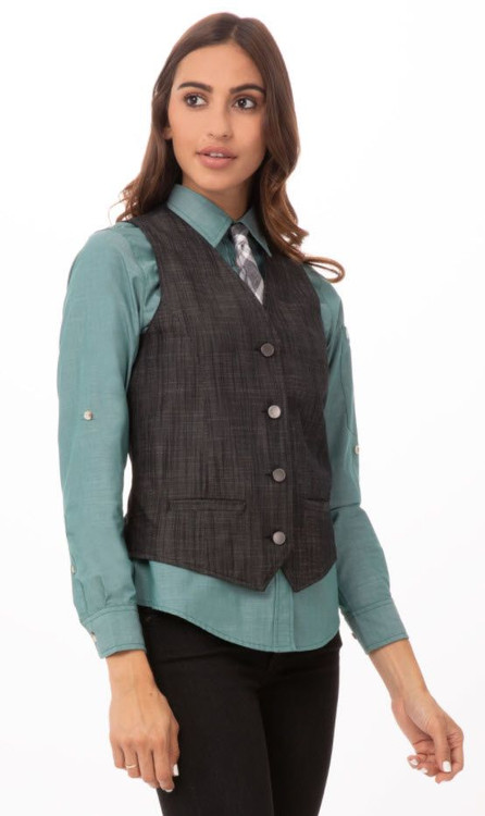 Ladies Urban Server Vest - Sharper Uniforms