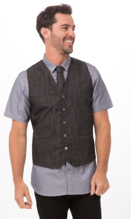 Men's Urban Server Vest - Sharper Uniforms