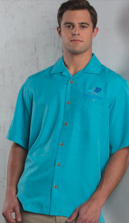 Unisex Jacquard Server Camp Shirt - Customizable