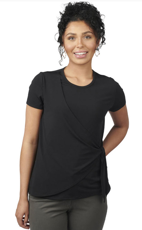 Women's Restaurant Soft Wrap Knit Blouse - Sharper Uniforms