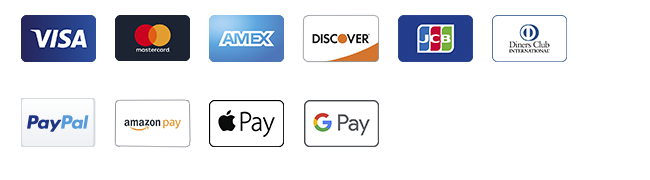 Payment Methods VISA American Express Discover JCB Discover Club 