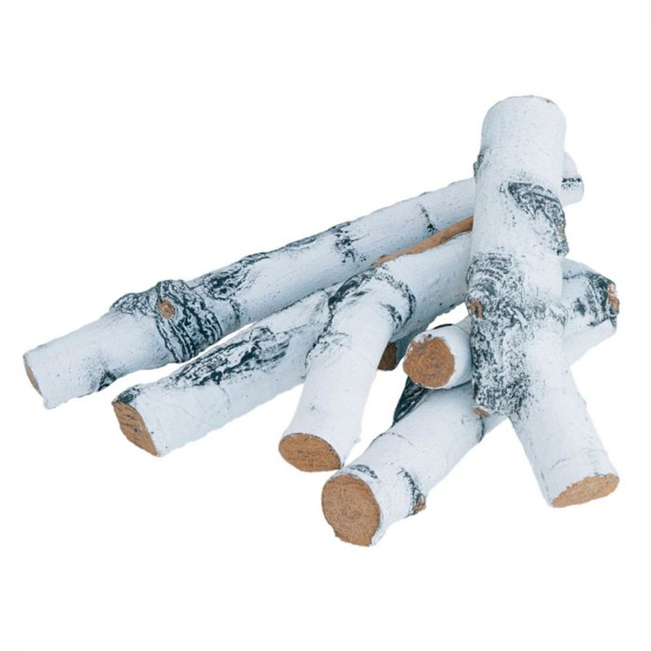 Firegear Linear Fire Table Birch 6 Piece Refractory Log Set