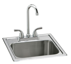 Fire Magic 3587/3588 Stainless Steel 15 X 15 Sink With Faucet ...