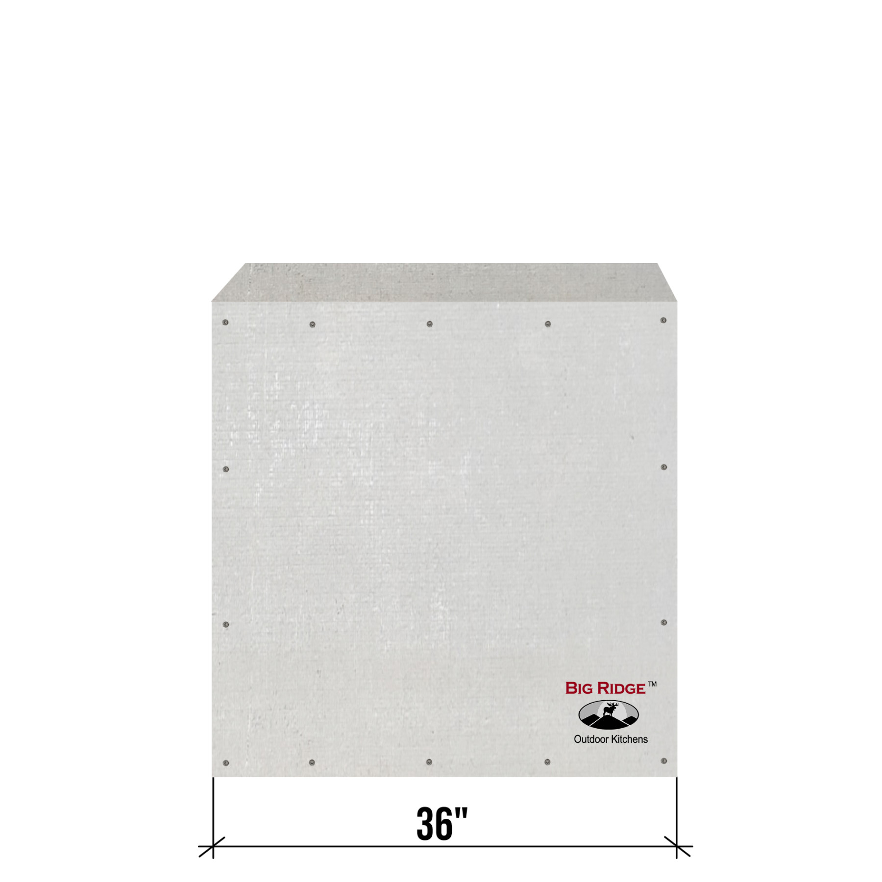 Ready To Finish 29" Open Module | Big Ridge Outdoor Kitchens.com
