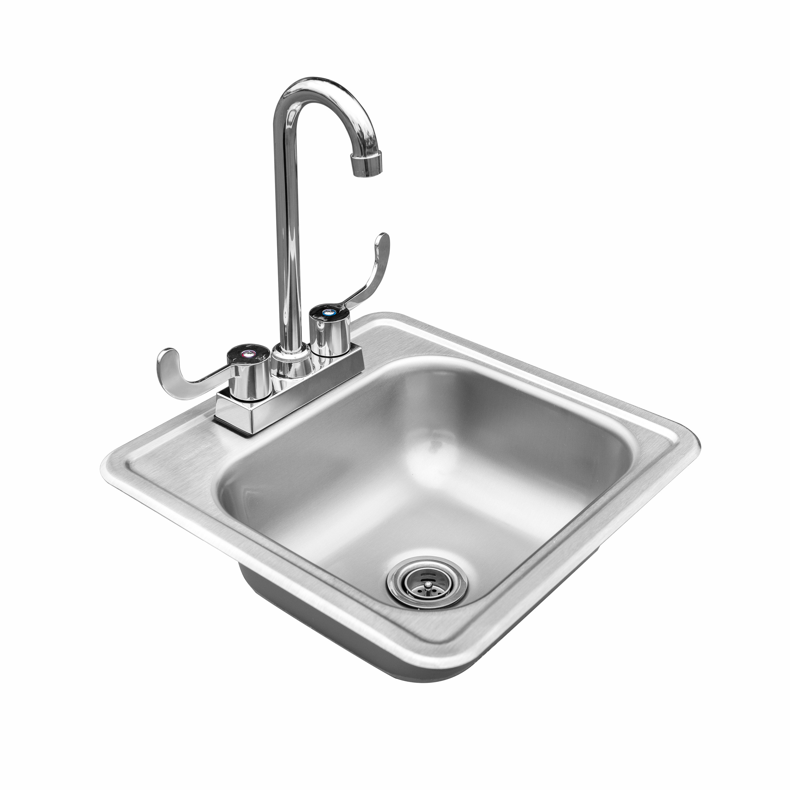 Fire Magic 3587/3588 Stainless Steel 15 X 15 Sink With Faucet ...