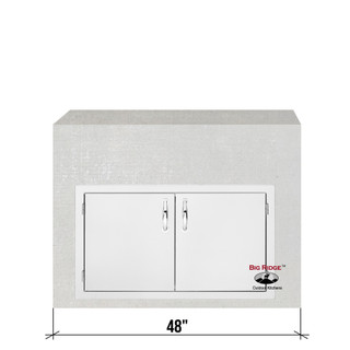 Ready To Finish 48" Storage Module | Big Ridge Outdoor Kitchens.com