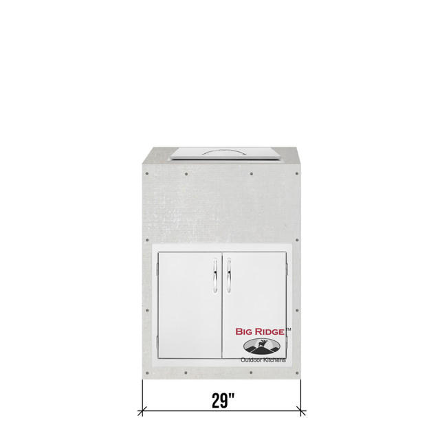 Ready To Finish 29" Sink/Ice Chest Module | Big Ridge Outdoor Kitchens.com