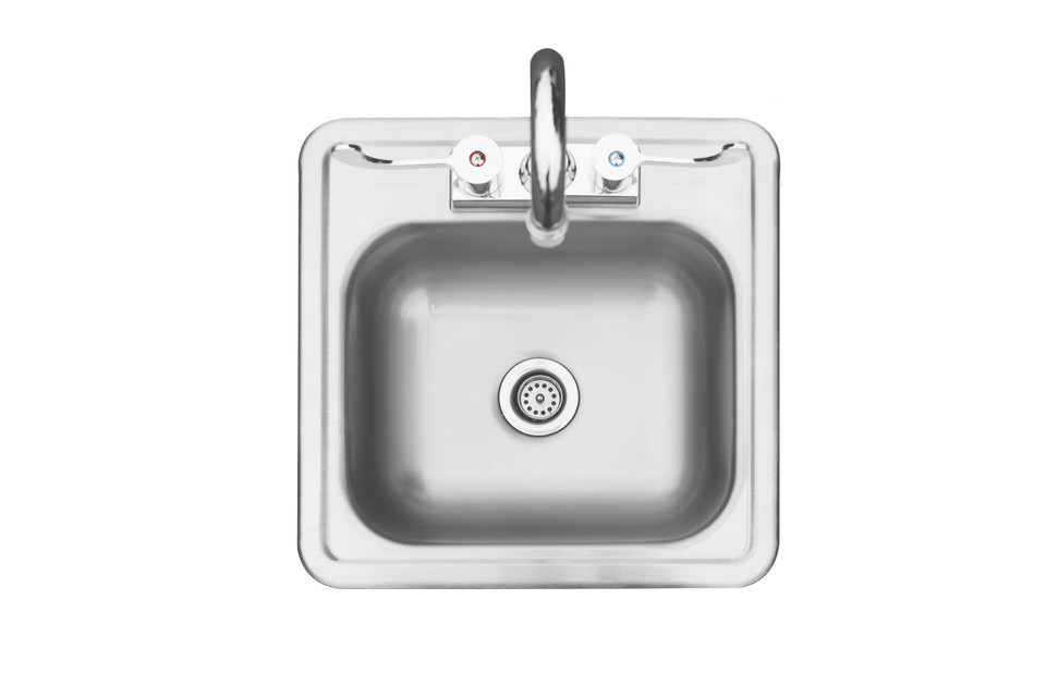 Fire Magic 3587/3588 Stainless Steel 15 X 15 Sink With Faucet ...