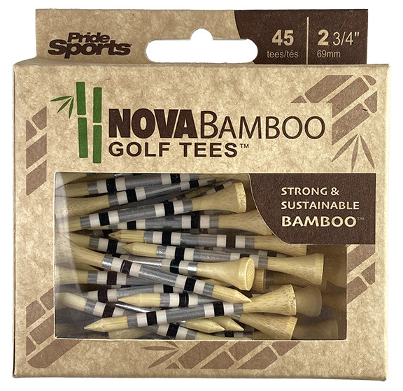 "Nova" Golf Tees by Pride Sports, 3 1/4" For Consistent Teeing Height ...