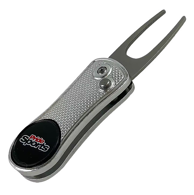 "Flip" Divot Tool by Pride Sports, Auto-Open, Ball Marker Included ...