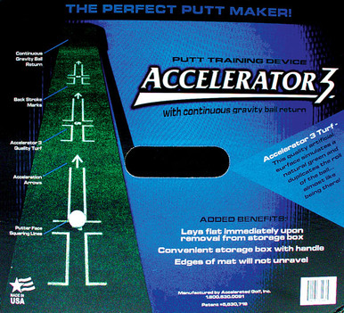 "Accelerator 3" Putt Mat, Best putting "grass", Great instructions, 110 ...