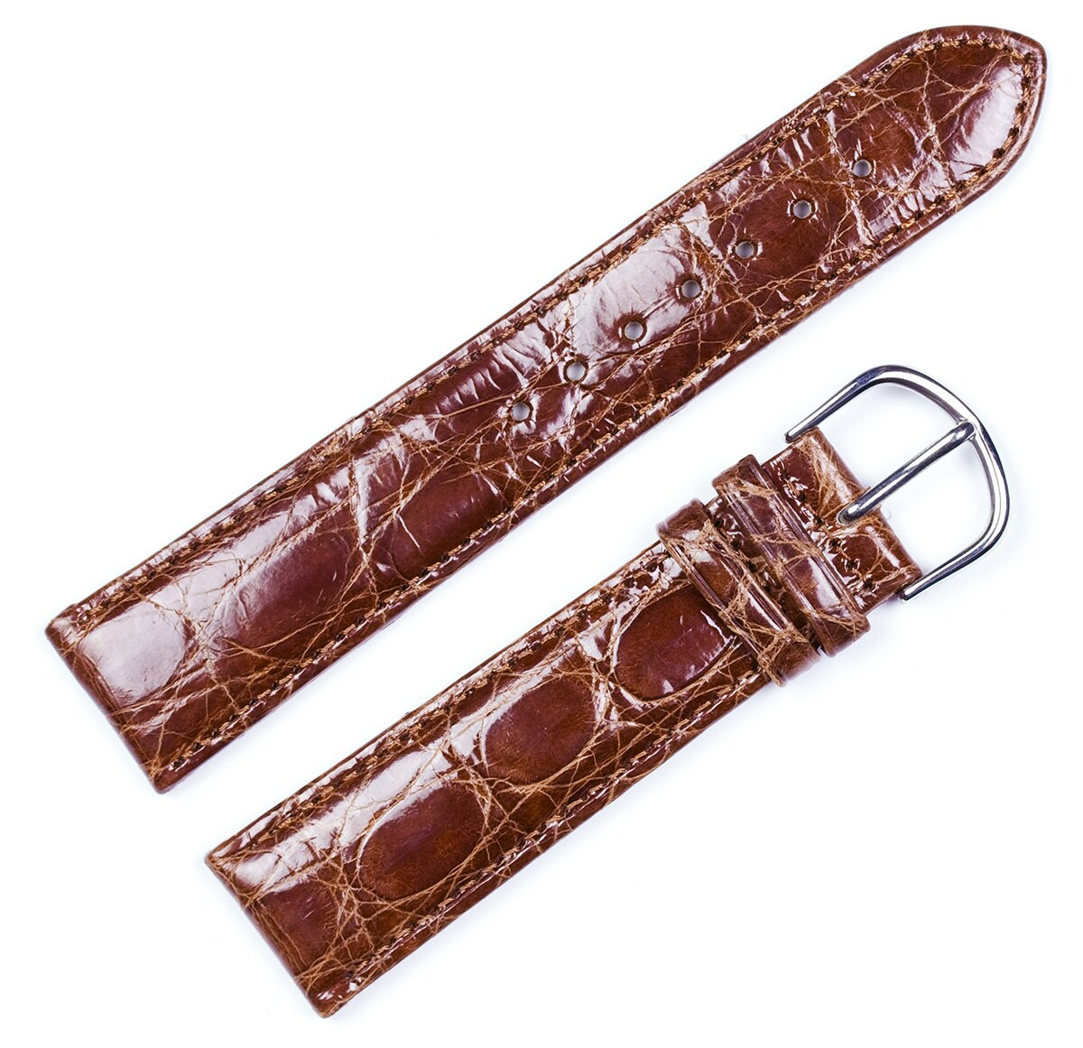 Genuine Crocodile Short-Fits Asus Zenwatch 2 Small
