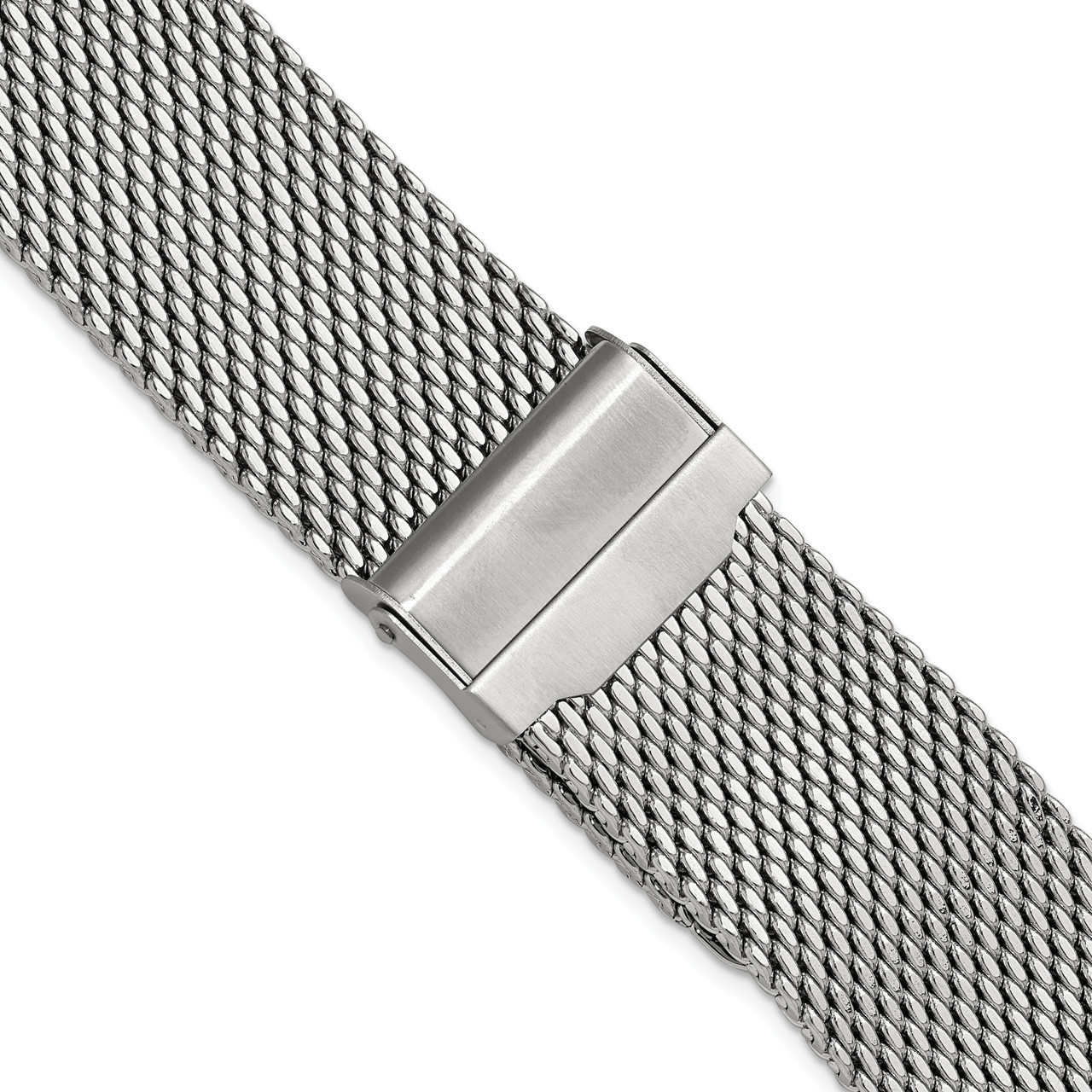 deBeer Stainless Steel Mesh with Deployment Clasp Watch Strap - deBeer ...