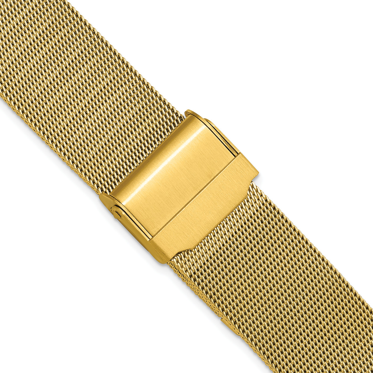deBeer Stainless Steel Fine Mesh with Deployment Clasp Watch Strap ...