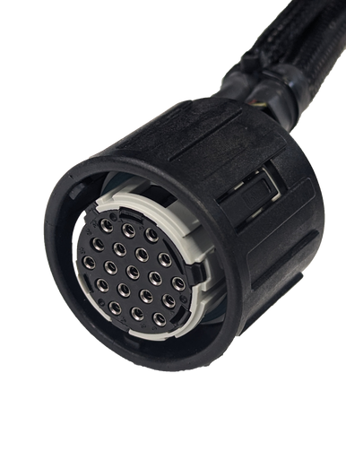 PSI Power 10" Iveco Injector Pigtail – 19-Way ITT Cannon Connector ...