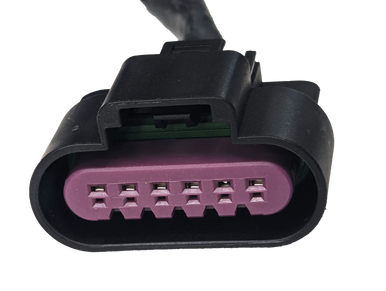 PSI Power 6" GM Throttle Pedal Pigtail – 6-Way Aptiv Connector Harness