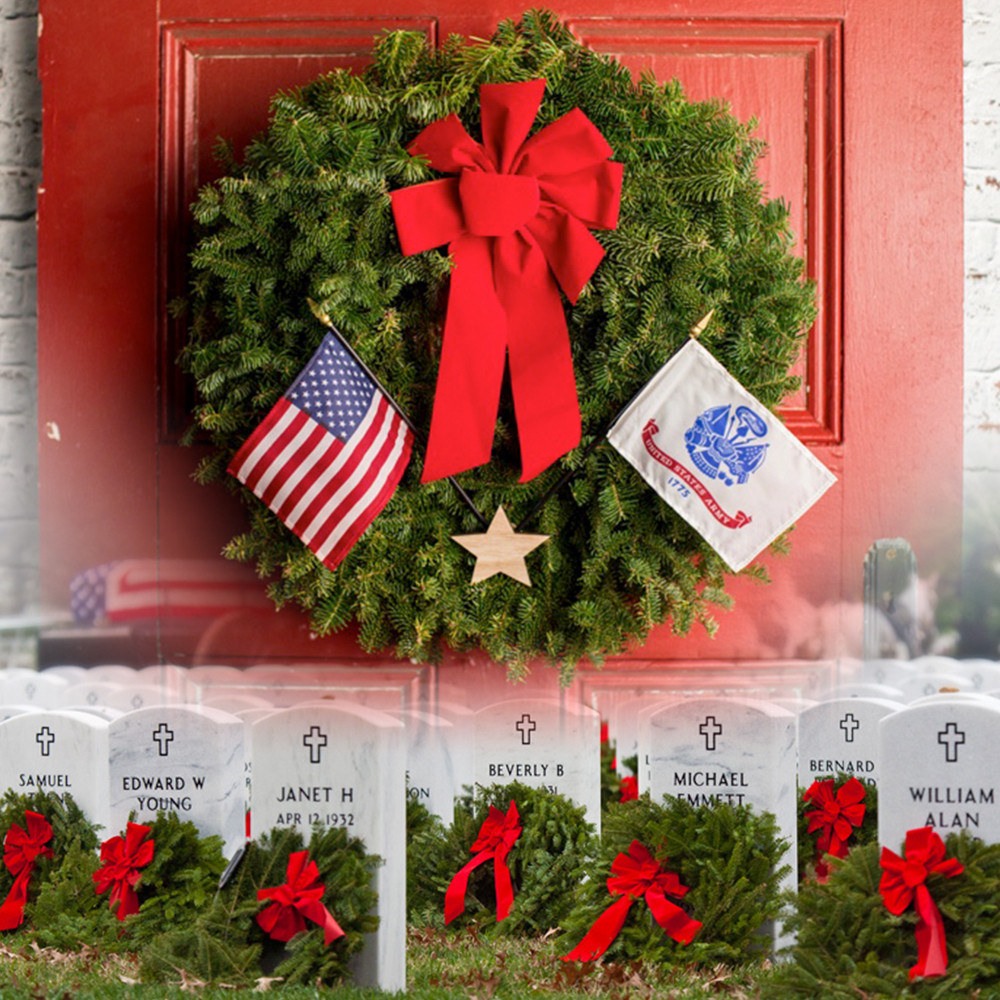 Patriotic wreath veterans wreath, Wreaths & Door Hangers Home Décor ...