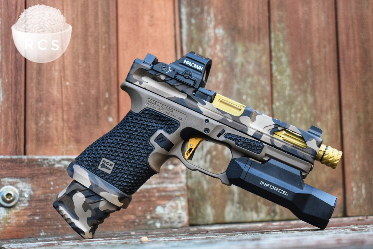 Glock Custom Grip Nomad 9 Frame Aftermarket Gen4 Glock 19 (G19) Type