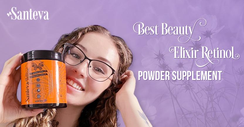 Best Beauty Elixir Retinol Powder Supplement - Santeva